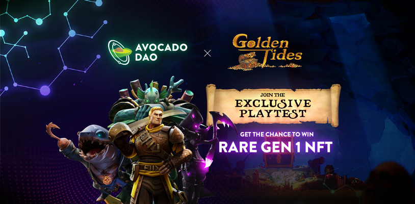Golden Tides: Exclusive Playtest Participation Raffle - Avocado DAO